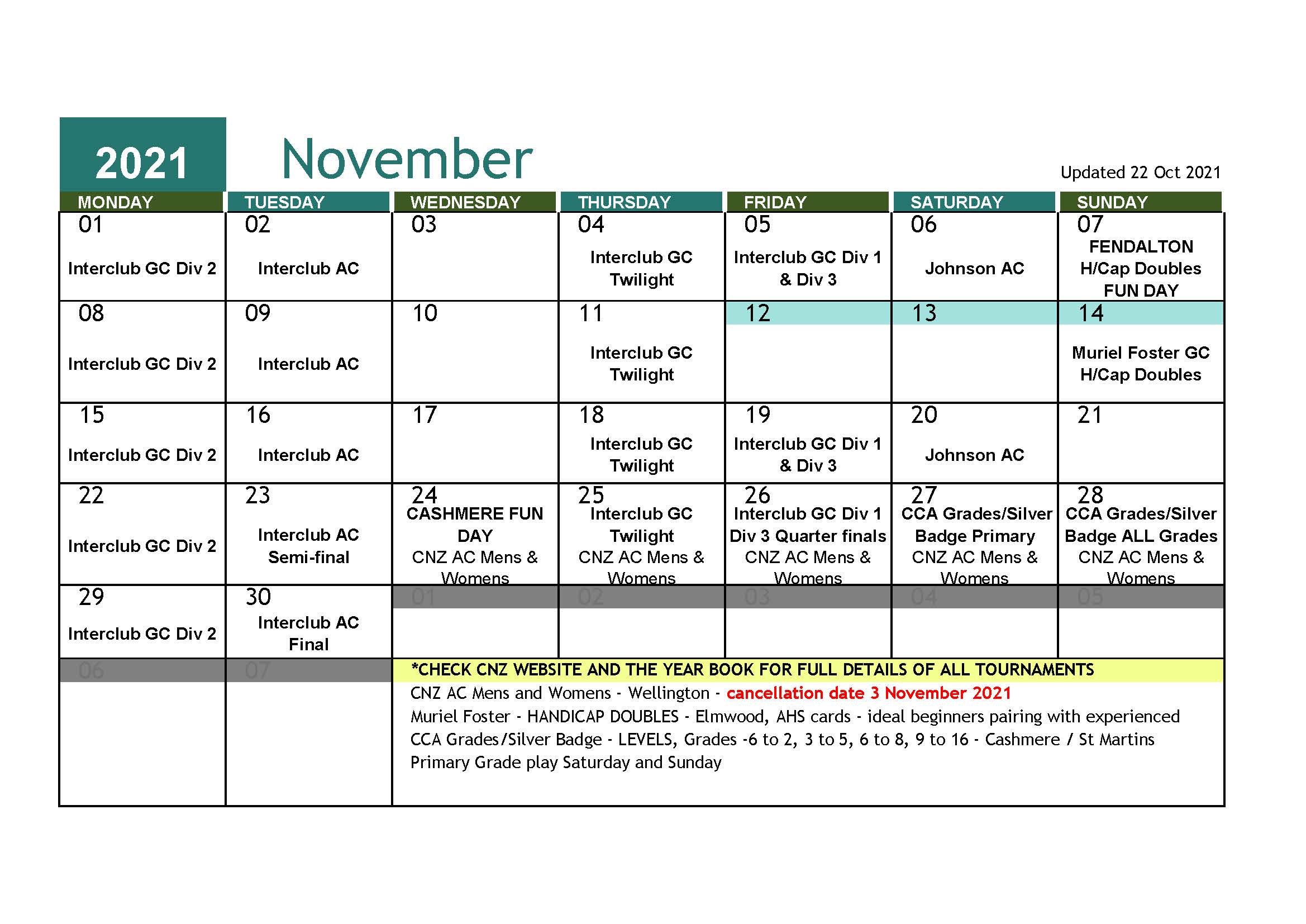 cca-calendar-2021-11 | Croquet Canterbury